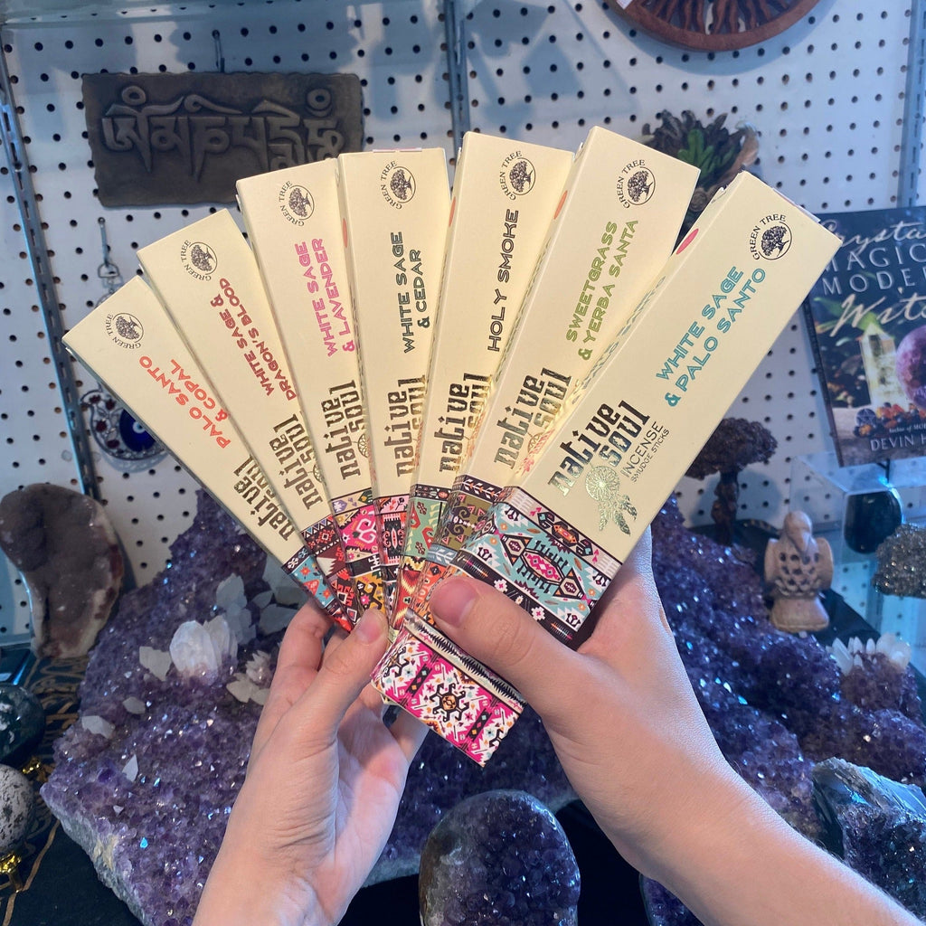 Native Soul Incense - Natural Smoke Cleansing | Curious Muse Crystals